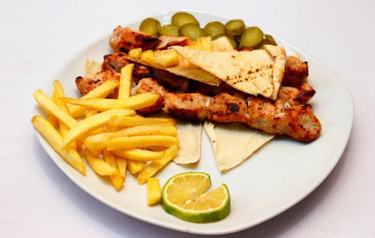 Shish Taouk - Platter - Lebanese Restaurant - Mashawis